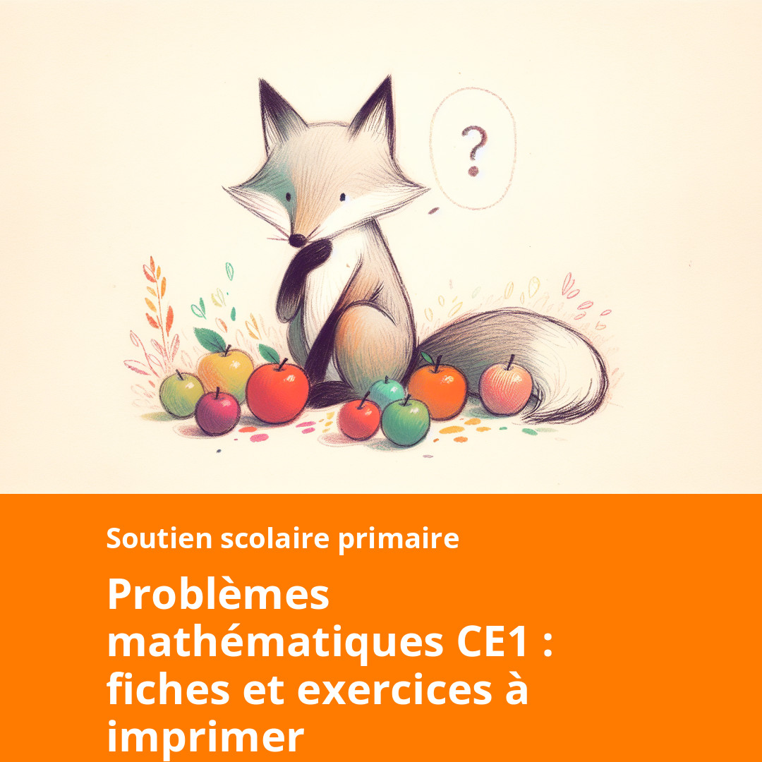 Problèmes de maths CE1 : 40 énoncés à imprimer avec corrigés