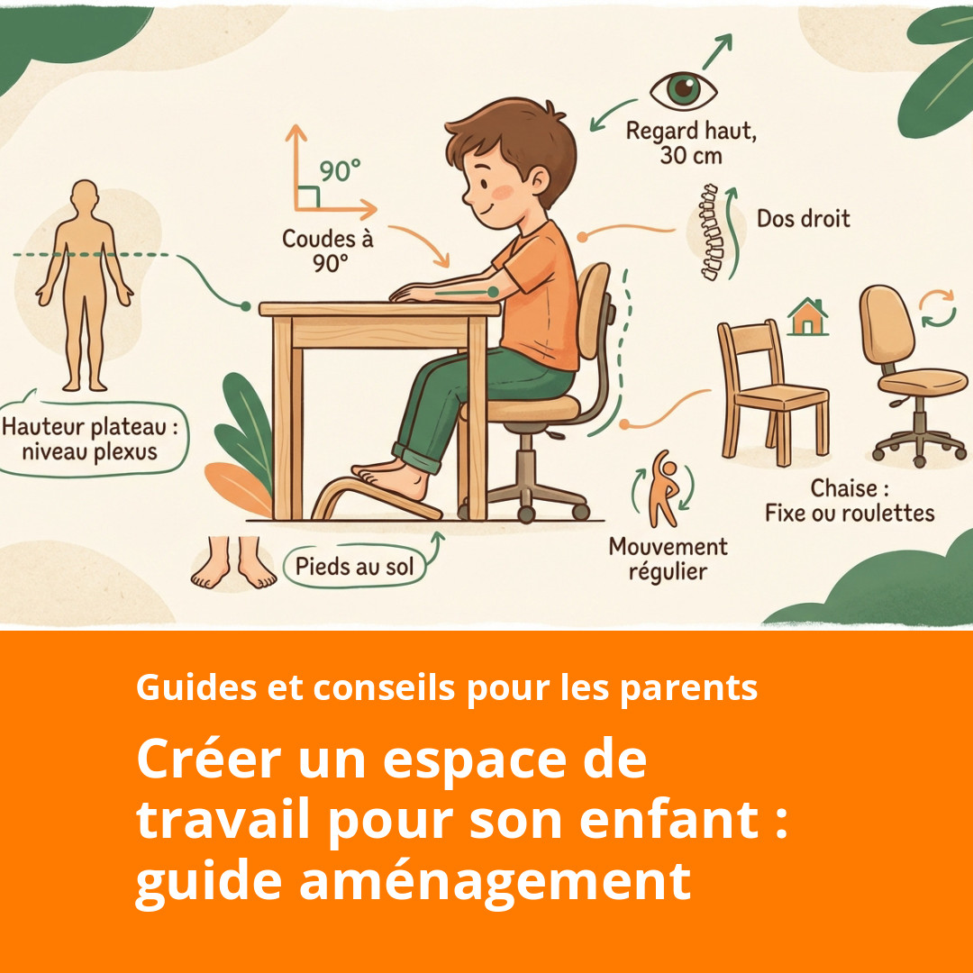 Créer un espace de travail pour son enfant : guide aménagement ...
